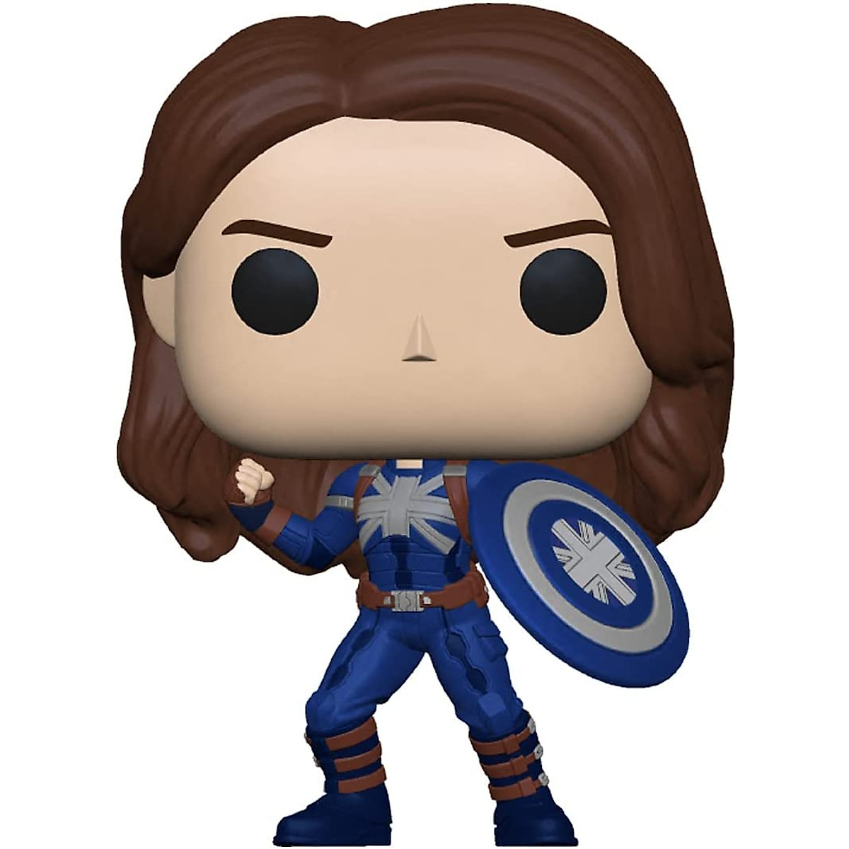 POP Marvel: What If? - Captain Carter Stealth Suit Funko Pop! Vinyl Figure (Bundled with Compatible Pop Box Protector Case), Multicolored, 3.75 inches