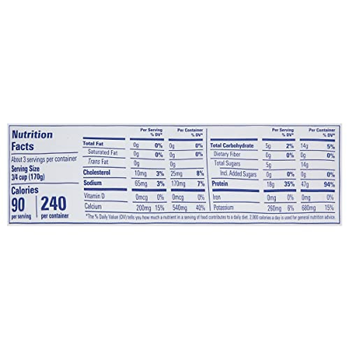 FAGE Total Greek Yogurt, 0% Nonfat, Plain, 16 oz