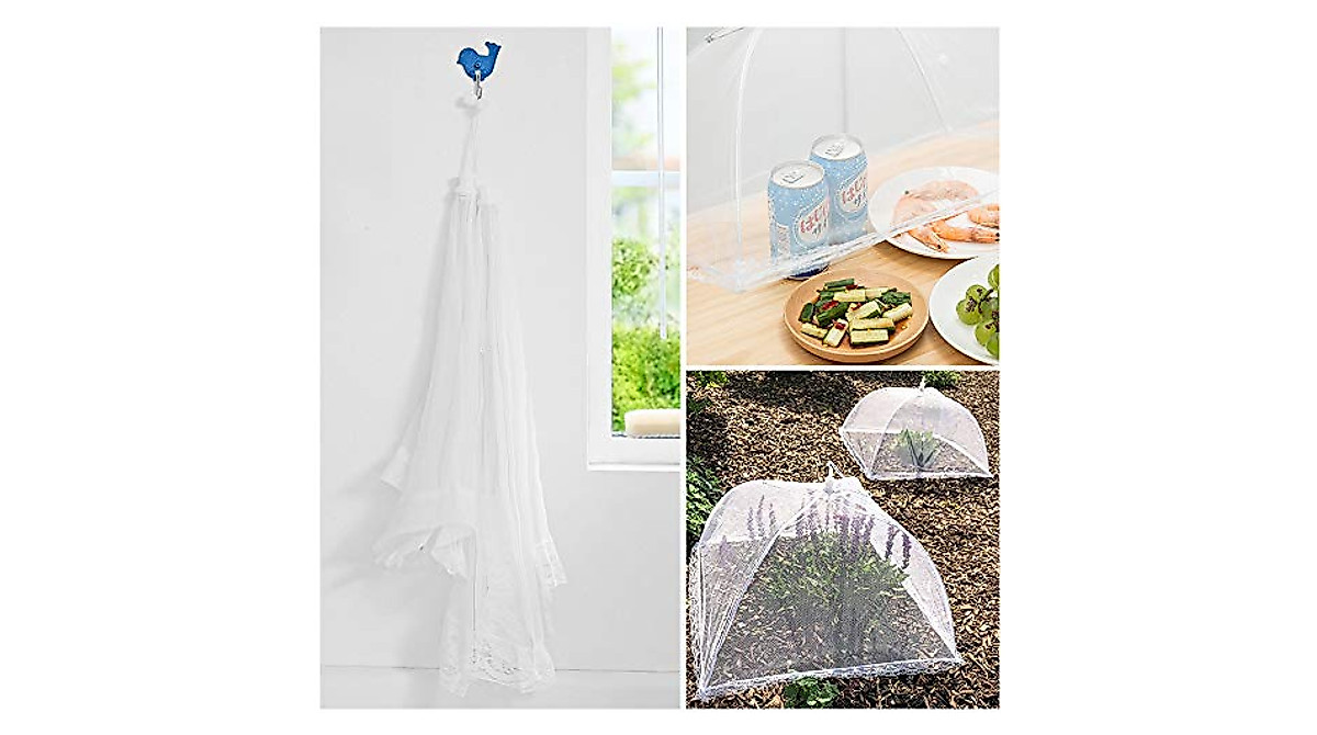 SPANLA 8 Pack Food Covers - Perfect for Outdoor Parties