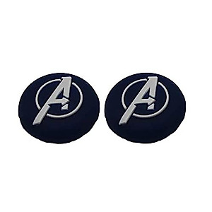 Avengers Logo Controller Thumb Grips for PlayStation 3 4 5 XBox One XBox Series X Nintendo Switch Pro Controllers