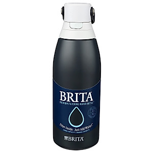 BRITA Stainless Steel Water Bottle with Filter Carbon 32oz, 1 EA