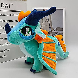 Shontay Wings of Fire Dragon Plush Toy,3D Fire Dragon Pillow for Kids Toys,Gifts for Boys and Girls,Dragon Plushie Toy,3D Cartoon Halloween Plush Doll Decoration Gift