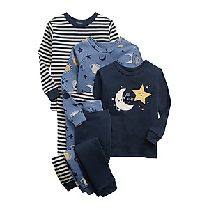GAP unisex baby Set and Toddler Pajama Bottoms, Night Shadow, 3T US