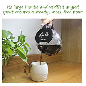 Coffee Machine Replacement 12CUP Glass Carafe, Fit With Hamilton Beach 49902/04 Coffee Maker, 12 cup coffee maker 46299/46290,43874