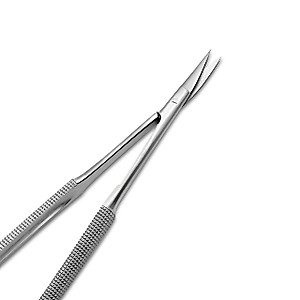SURGICAL ONLINE Premium Grade Castroviejo Micro Forceps, Scissors Set - Versatile Microsurgical Instrument, Corrosion Resistant Stainless Steel, Tungsten Carbide