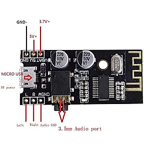 HiLetgo 3pcs M28 Wireless Bluetooth MP3 Audio Receiver Board BLT 4.2 mp3 Lossless decoder Bluetooth 4.2 Audio Receiver Board Wireless Stereo Sound Module