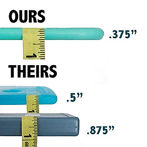 Kona Large Ice Packs for Coolers - Slim Space Saving Design - 25 Minute Freeze Time (Bulk 4 Pack)