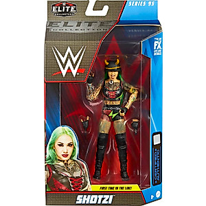 Mattel WWE Shotzi Elite Collection Action Figure, 6-inch Posable Collectible Gift for WWE Fans Ages 8 Years Old & Up