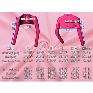 COOUV Ultrathin Ice Silk Cooling Sun Protection UPF50+ Shawl Arm Sleeves Sports Compression Shrug UV SPF50 Sunscreen (White, X-Large)