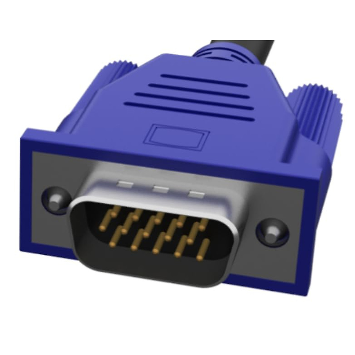 Kyper USKyper-1367 Monitor Cable 6ft 15 pin M/M VGA to VGA SVGA 1080P Full HD High Resolution for TV Computer Projector (1)