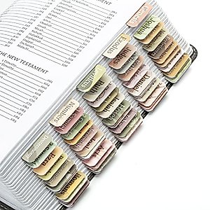 Mr. Pen- Bible Tabs, 75 Tabs, Boho Theme, Laminated Bible Tabs for Women and Men, Bible Tabs for Study Bible, Bible Index Tabs, Bible Book Tabs, Bible Labels Tabs, Mr Pen Bible Tabs
