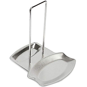 TraderPlus Stainless Steel Utensils Lid and Spoon Rest Holders
