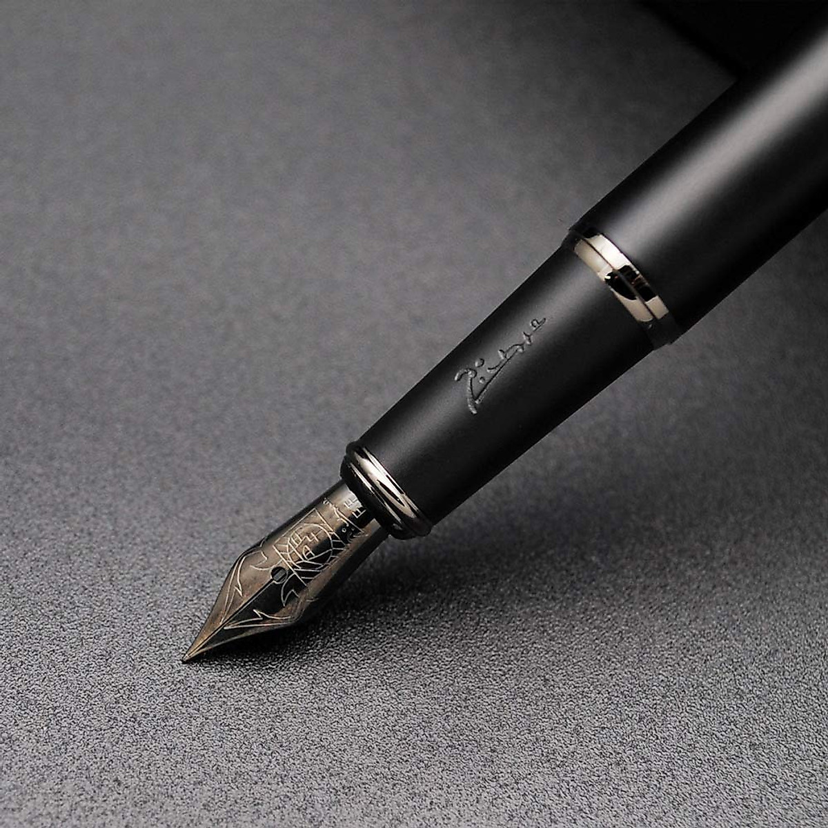 czxwyst Picasso 916 Malage Fountain Pen Original Box New Version (Sunset Gray, Extra Fine Nib 0.38mm)