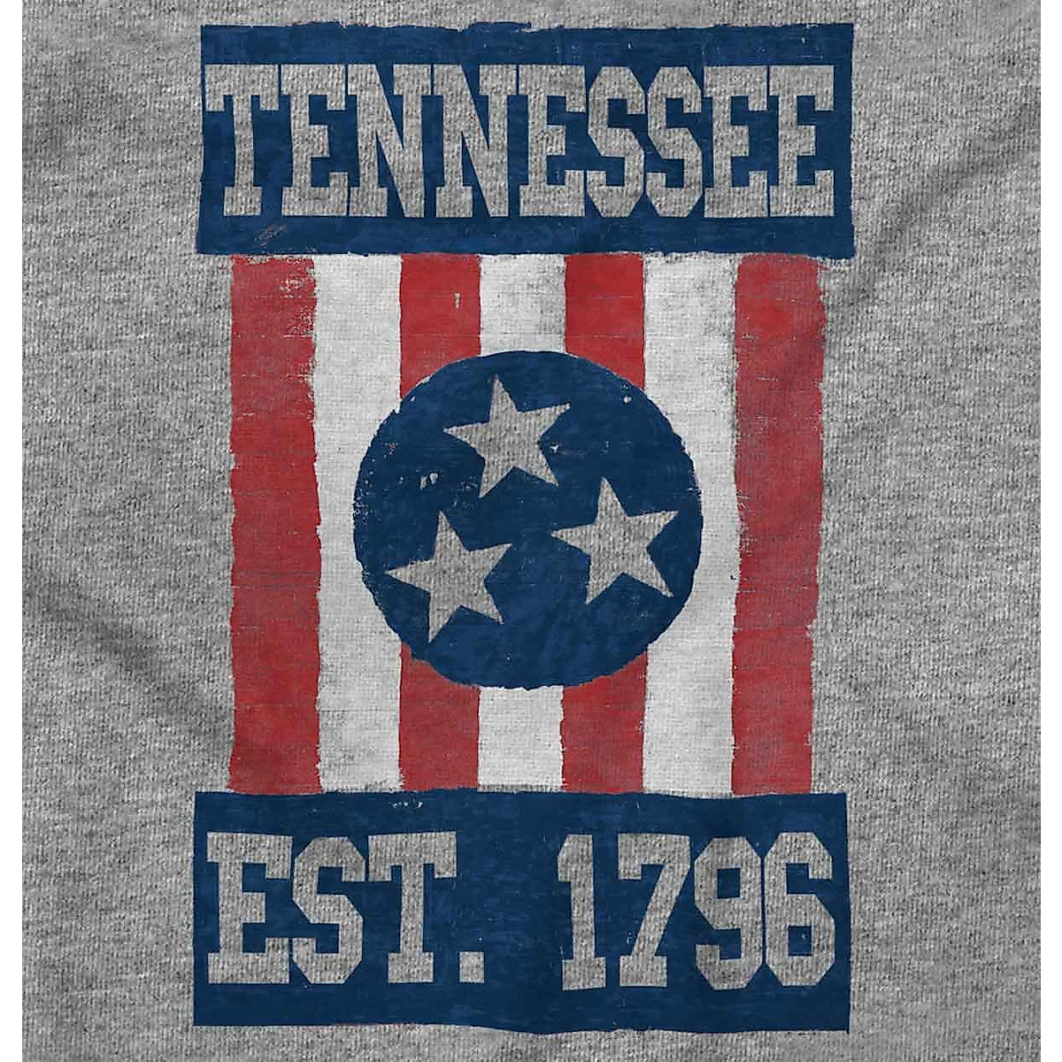 Brisco Brands Tennessee Country Southern TN Flag Baby Romper Boys or Girls