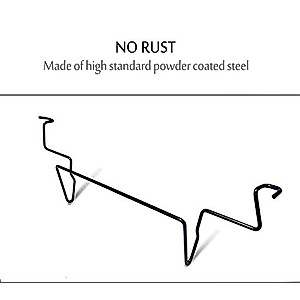 KAMaster Grate Rack Works for Kamado Big Grill Joe Grill Powder Coated Steel Perfect Accessory to Store Grill Grate or Plate Setter Store Grate Rack (XLarge)