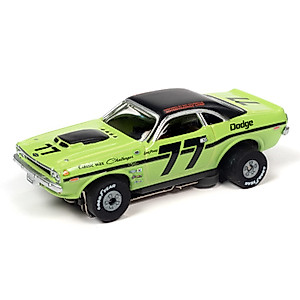 Auto World SC357-1 Thunderjet Sam Posey 1970 Dodge Challenger HO Scale Slot Car