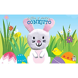 Salta y corre, Conejito / Hippity, Hoppity, Little Bunny Finger Puppet Book (Spanish Edition)