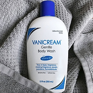 Vanicream, Free and Clear Shampoo, Conditioner and Body Wash Set, For Sensitive Skin, Fragrance and Paraben Free - 12 Ounce