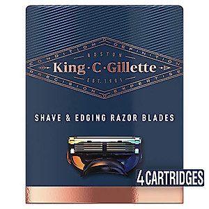 King C. Gillette Neck Razor Blades (4 Count)