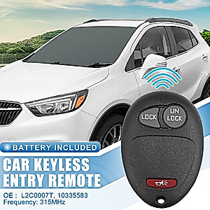 X AUTOHAUX 3 Button Flip Car Keyless Entry Remote Control Replacement Key Fob Proximity Smart Fob L2C0007T for Chevrolet Colorado for GMC 315MHz