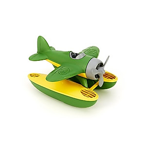 Green Toys Seaplane in Green Color - BPA Free, Phthalate Free Floatplane for Improving Pincers Grip. Toys and Games ,9 x 9.5 x 6 inches