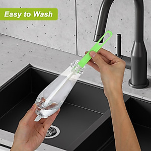 Moretoes 20pcs 12oz Plastic Bottles with Caps Empty Juice Containers with Lids, Clear Bulk Beverage Containers for Drinking Milk Smoothies and Other Beverages