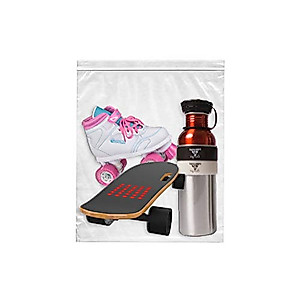 [ Pack of 25 ] Big 2.5 Gallon Super Thick - 4 Mill- 13"x18" Clear Zipper Top Bags, Heavy-Duty Plastic Resealable, Airtight, Waterproof, Meat Brining, Freezer, Food Storage, Organization (13"x18")