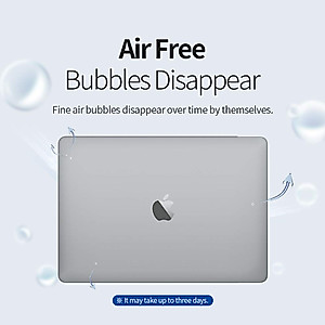 skoko [4 in 1 Full Body Protector Skin Film Compatible with MacBook Air 13 Inch 2021 M1 (A2337), Bubble Free,Similar to Screen Protector TPU Matte Film, Cover, Skins, Decals,Sticker