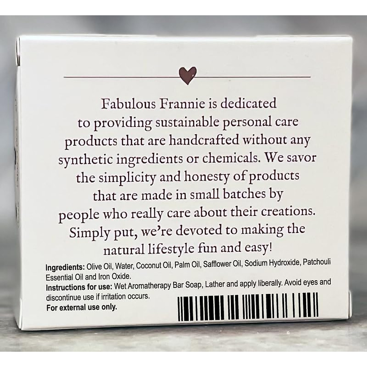 Fabulous Frannie Patchouli Essential Oil Soap Gift Set each made with Pure Essential Oil 4 Ounce (Pack of 2)