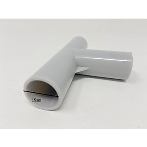 Baby Playpen Parts T-Shaped Joint,Baby Playpen Replacement Connectors, Baby Playpen Accessories for Baby Play Yard (2 Pcs/Diameter1.9cm)