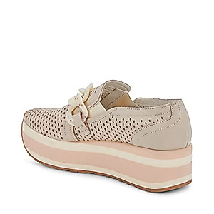 Dolce Vita Women's JHENEE PERF Sneaker, Sand Nubuck, 6.5