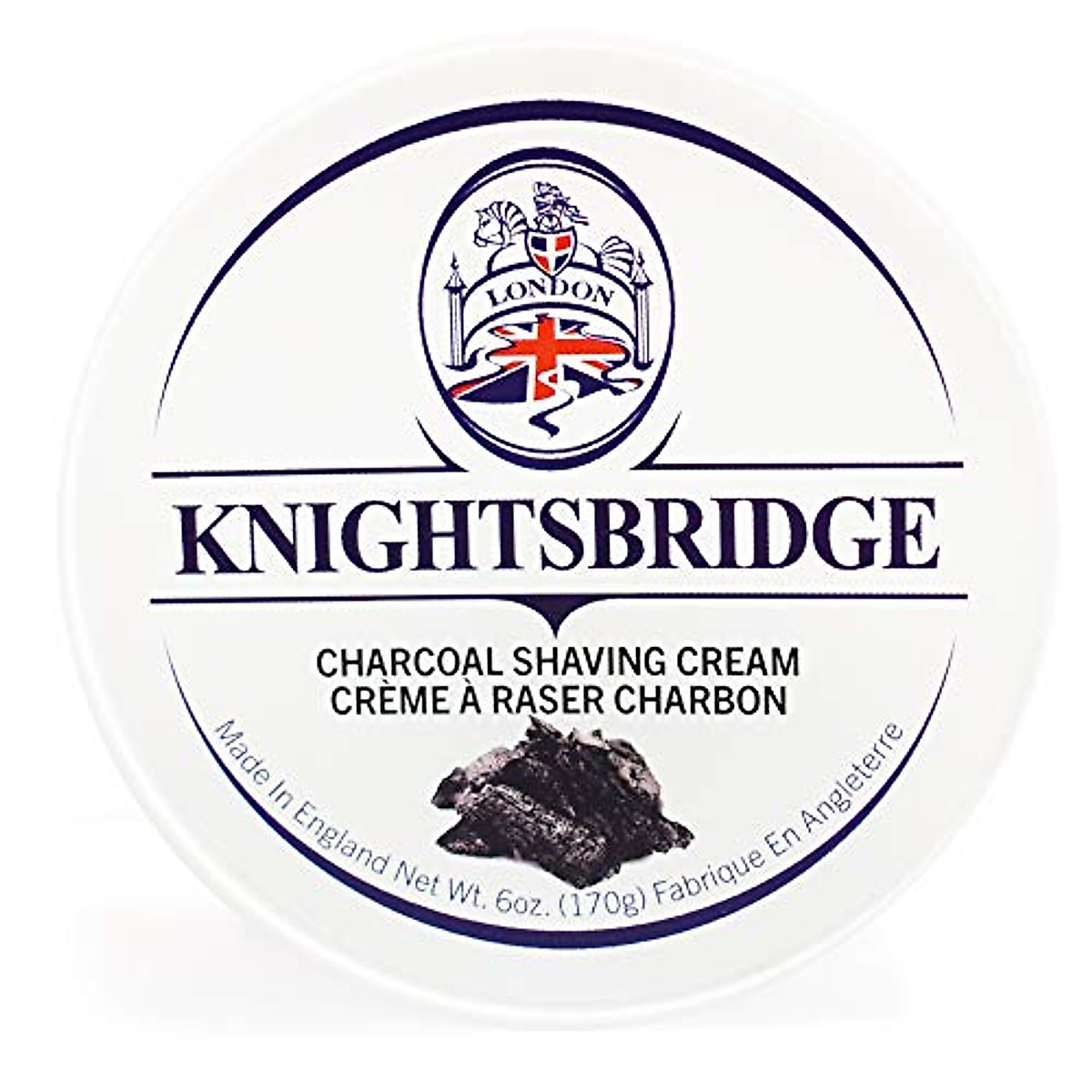 Knightsbridge Shaving Cream (Charcoal) 6.0 oz Made in England