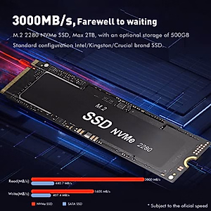 TRIGKEY AMD Ryzen 7 Mini PC, 5800H (Up to 4.4 GHz) 8Core 16Thread S5 Gaming Mini Desktop, Micro Computer, 16GB | 500GB, Small Gaming PC Supports 4K Triple Displays, WiFi 6+BT5.2, USB3.2/3.0