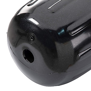 Taylor Made Products 71032 Big B Inflatable Vinyl Boat Fender with Center Rope Tube 10 inch x 26 inch, Black