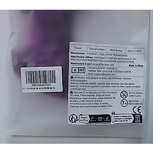 9CDeer 1 Piece of Silicone Transfer Print Protective Cover Skin + 10 Thumb Grips for PlayStation 5 / PS5 Controller Skulls Purple