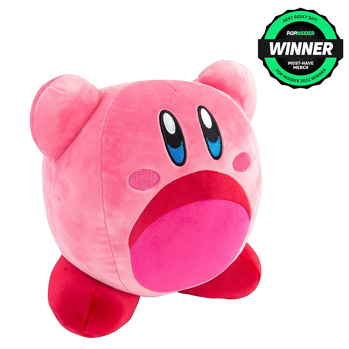 Club Mocchi-Mocchi- Kirby Plushies - Inhaling Kirby Plushie - Squishy Kirby Toys - Collectible Kirby Figures and Cute Stuffed Animals - Holiday Gifts and Stocking Stuffers for Kids - 15 Inch