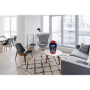 HLC Eagle with USA Flag Cremation Urn for Human Ashes - Adult Funeral Urn Handcrafted - Affordable Urn for Ashes (Adult (200 lbs) – 10.5 x 6 “ , Cremation Urn)