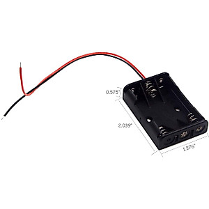 (Pack of 8)AA and AAA Battery Holders: 1Pc 1 AA Holder, 1Pc 2 AA Battery Holder, 1Pc 3 AA Holder, 1Pc 4 AA Battery Holder, 1Pc 1AAA Holder, 1Pc 2 AAA Battery Holder, 1Pc 3 AAA Holder, 1Pc 4 AAA Holder