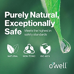 36 Latex, Ultra-Thin Condoms – Triple-Tested Lubricated Condoms with a Silicone Base for Comfortable Birth Control & Pleasure – Natural Latex Condoms for Men (2 x 7.2 in. Flat) by OWELL, Large