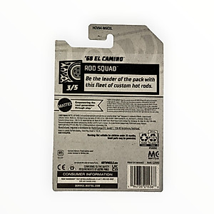 Hot Wheels 2022 - '68 El Camino - HW Rod Squad 3/5 [Teal] 196/250