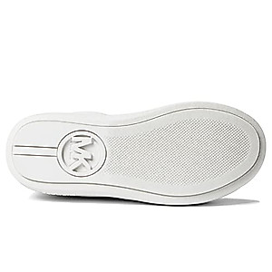 Michael Kors Girl's Jordana Poppy (Little Kid/Big Kid) White Smooth 3 Little Kid M