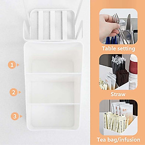 BunnyCare Coffee & Tea Station Organizer,Coffee Station Organizer,Tea Bag Organizer,Coffee Pod Holder,Paper Cups Holder,Condiment Organizer For Kitchen,Bathroom Counter,Coffee Bar (Black)