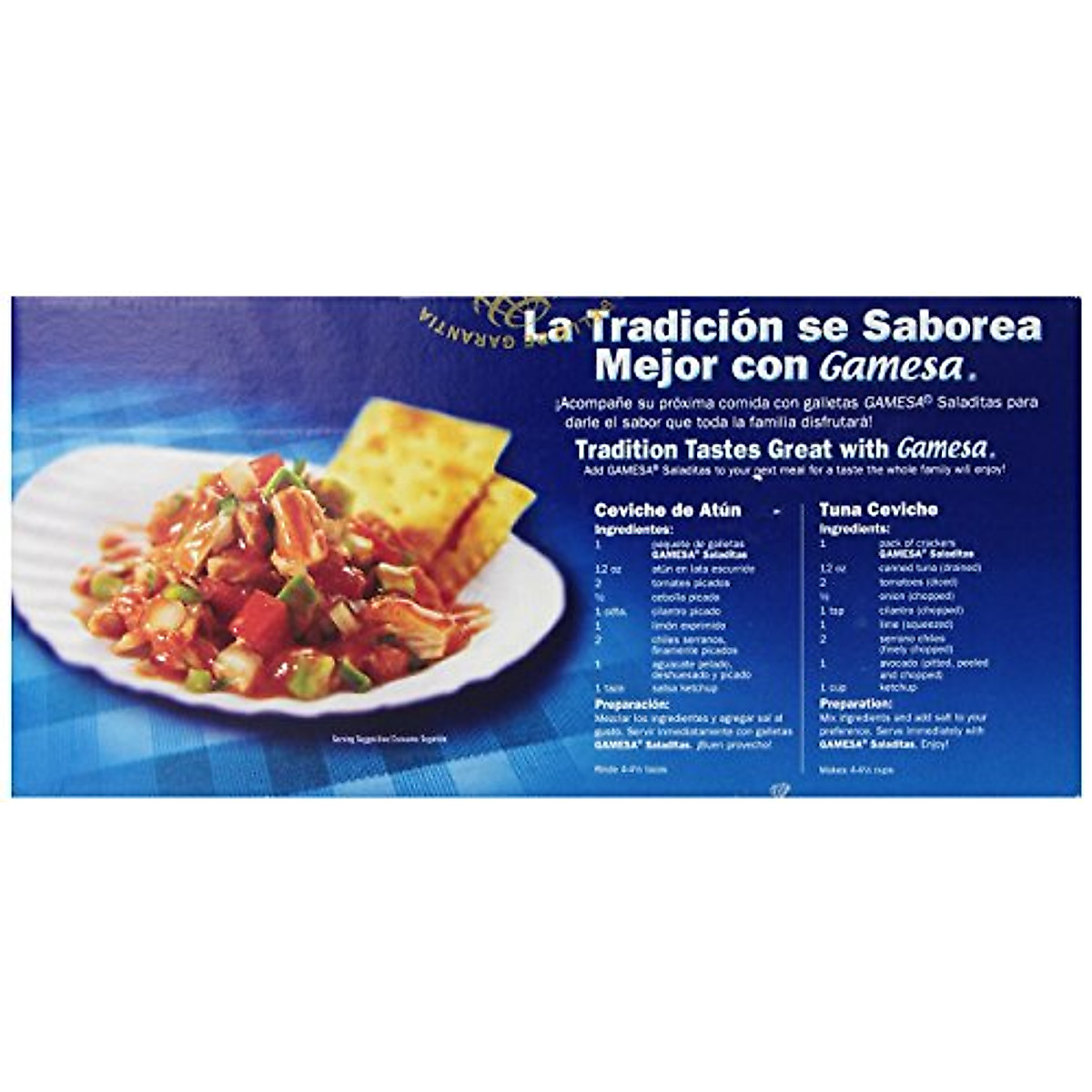 Gamesa Saladitas Crackers, 48 Count (Pack of 1)