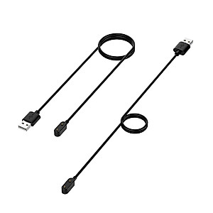 Charger Compatible with Huawei Watch Fit Charger,3.3ft 100CM USB Charging Cable Charger Cradle Dock for Huawei Watch Fit/Band 6/Honor Band 6/Watch EX(Black+Black)