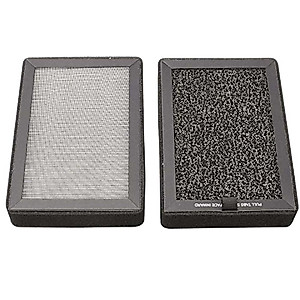 LeadCon 4 Pack LV-H128True HEPA Replacement Filter Compatible for LEVOIT LV-H128 / PUURVSAS (HM669A) / ROVACS (RV60) Air Purifiers,Part LV-H128-RF