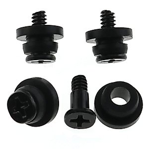 AXLIZER 4PCS PC Hard Disk Drive Mounting Accessories Hard Disk Drive Screws and Shock Absorption Rubber Washer Kit for 3.5 inches Hard Drive