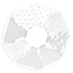 BaeBae Goods Grey Clouds Baby Training Underwear for Boys and Girls (12M), Absorbent Cotton Baby Toddler Training Pants for 12M, Unisex Underpants