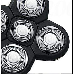 Premium Replacement 5 Blades System Shaving Heads Fit for Bald Shavers for Men