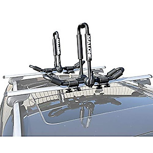 Malone Foldaway-5™ Multi-Rack Folding 1 or 2 Kayak, SUP, Canoe Carrier, Black (MPG125)