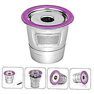 ARTIBETTER Coffee Capsule Cup Tea Dripper Espresso Machine Accessories Brewing Coffee Dripper Coffee Concentrate Espresso Ground Filter Professional Coffee Drainer Stainless Steel